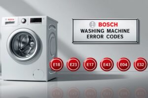 How to Troubleshoot Bosch Washing Machine Problems & Error Codes